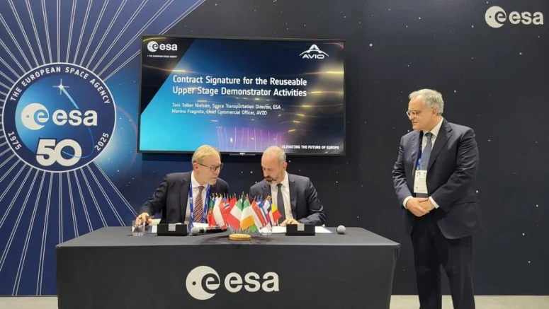 ESA and Avio sign contract for a reuseable upper stage demonstration mission - AeroMorning
