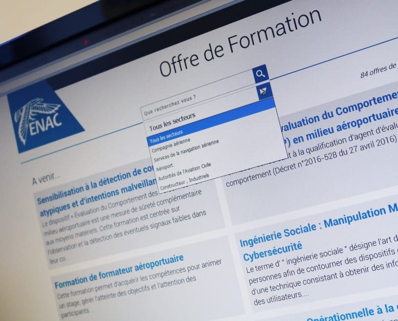 Le site de la Formation Continue de l'ENAC fait peau neuve ...